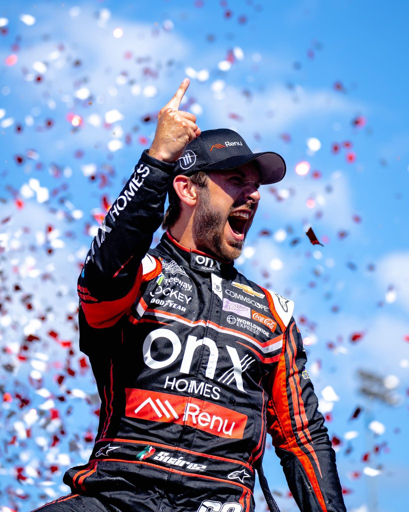 DANIEL SUAREZ MAKES HISTORY AS HE WINS MAIDEN NASCAR CUP RACE AT SONOM